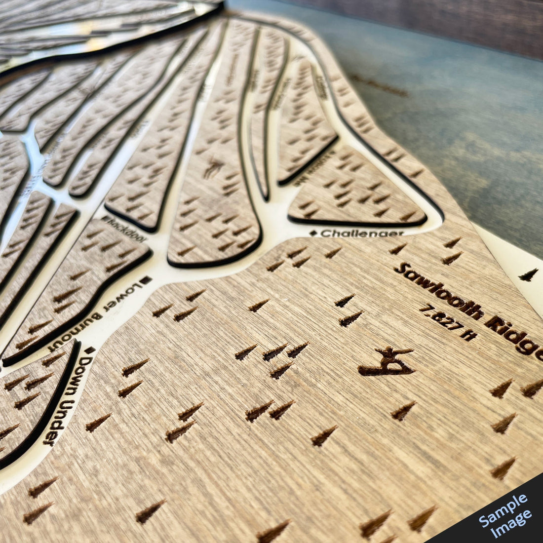 Okemo Mountain Ski Trail Map | 3D Wooden Trail Map Art – Slopes ...
